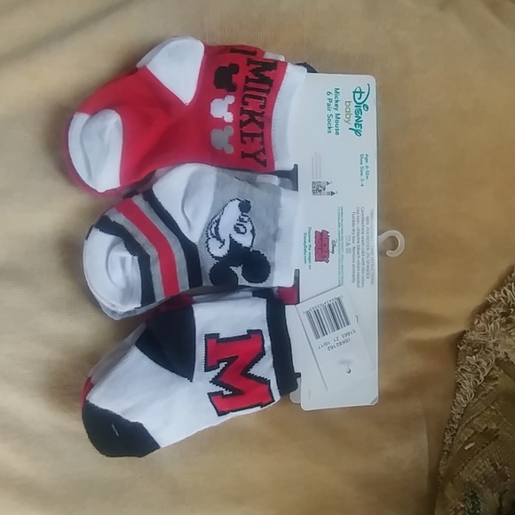 Disney | Accessories | Disney Baby Socks Mickey Mouse 6 To 2 Months ...